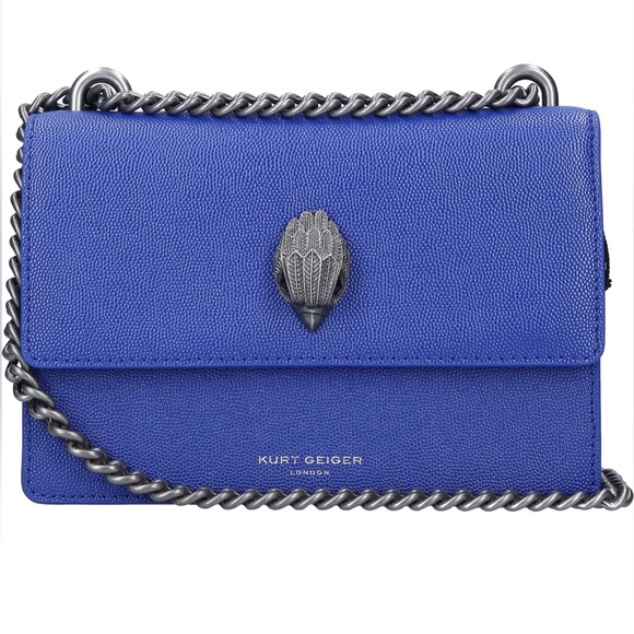 Kurt Geiger | Bags | Nwt Kurt Geiger London Shoreditch Blue Leather ...